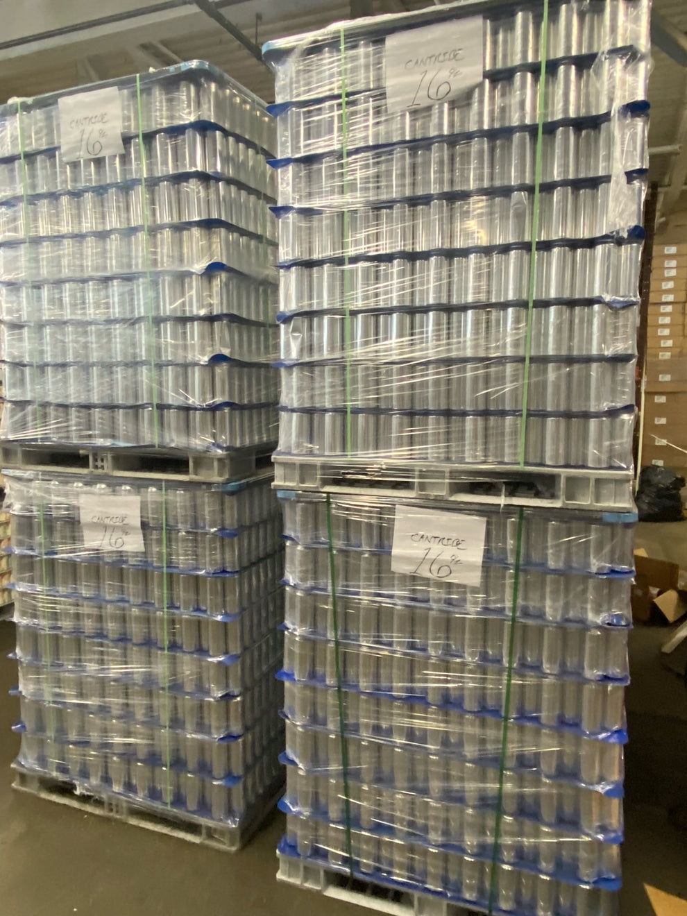 16oz Half Height Pallets (3112 Cans) – CanTribe